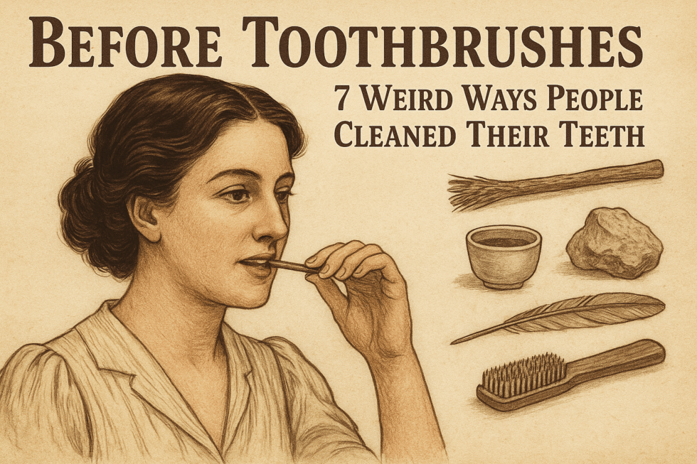 Before Toothbrushes: 7 Weird Ways People Cleaned Their Teeth